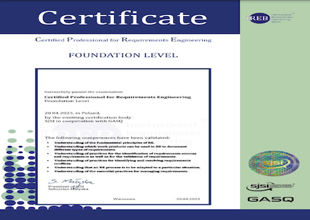 IREB CPRE Foundation Level Certification: Requirements Engineering